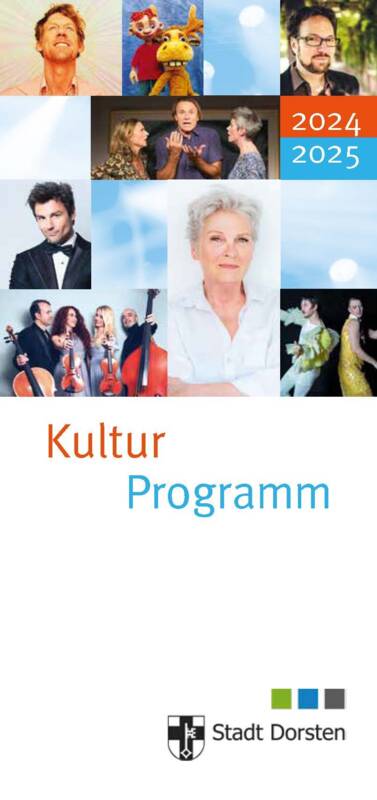 Das neue Kulturprogramm 2024/25 der Stadt Dorsten ist da - Pressemitteilungen Juni 2024 ...